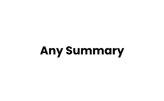 Any Summary App - Summarize any file with AI | Mindplix